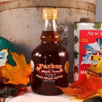 100% Pure Certified Organic New York Maple Syrup in Glass Jug | Parker ...